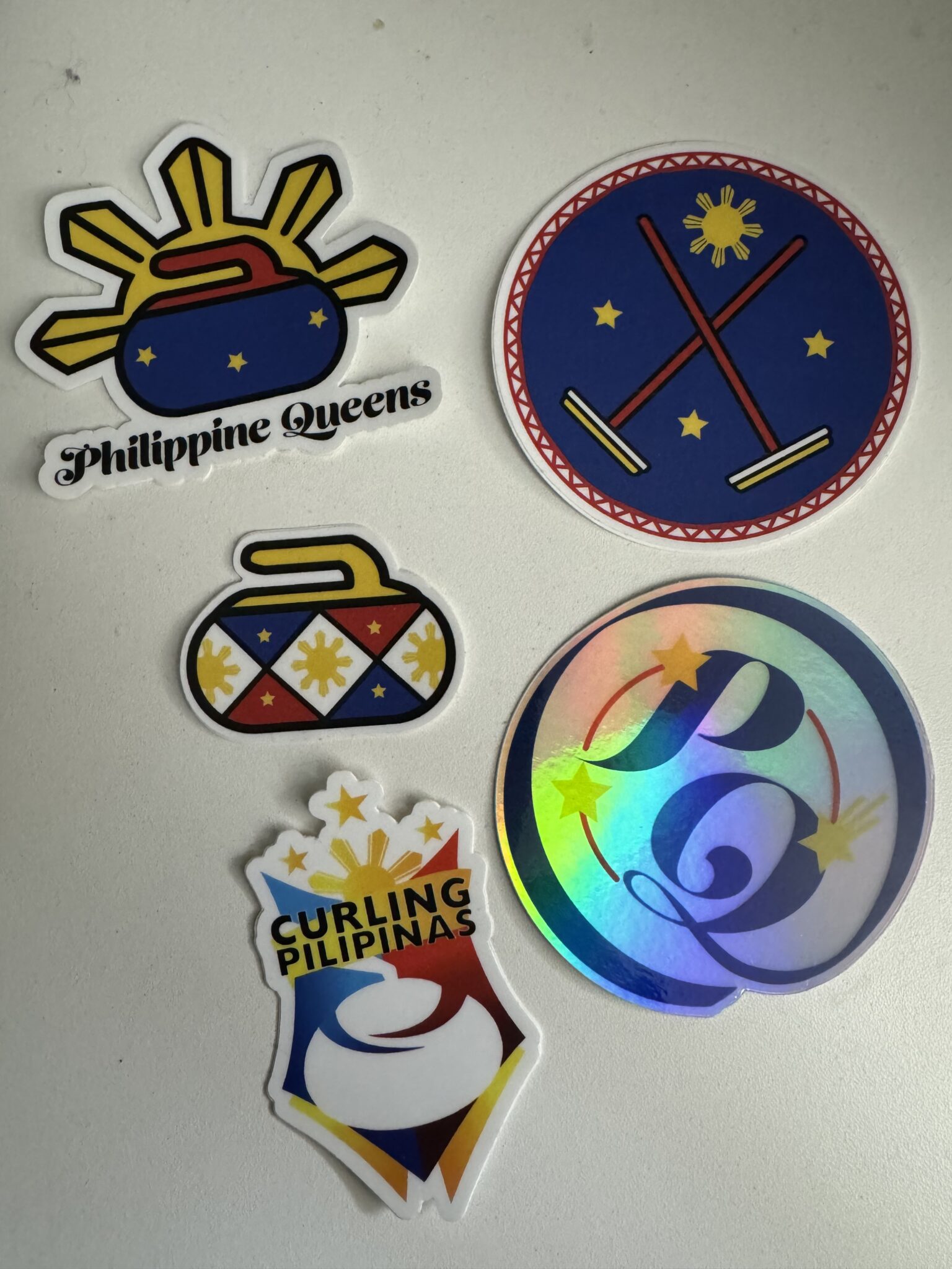 Create your own four-sticker pack – Curling Pilipinas